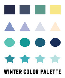 Gradients color palette Royalty Free Vector Image