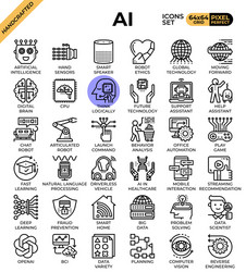 Business intelligencebi concept icons Royalty Free Vector