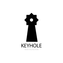 Keyhole logo Royalty Free Vector Image - VectorStock