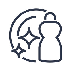 Squeaky clean blue Royalty Free Vector Image - VectorStock