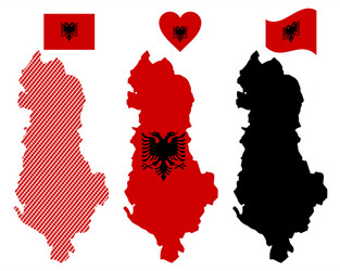 Albania Shape Map Vector Images (over 420)
