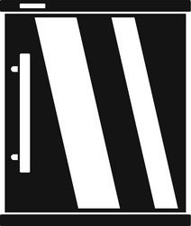 Mini refrigerator icon outline style Royalty Free Vector