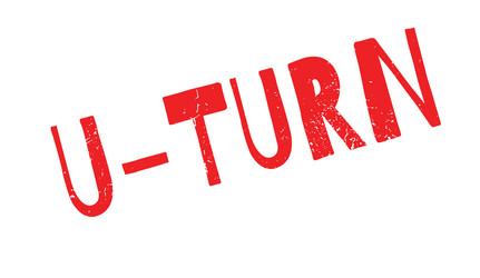 U-turn rubber stamp Royalty Free Vector Image - VectorStock
