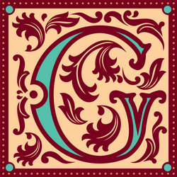 Letter G Gothic Vector Images (88)