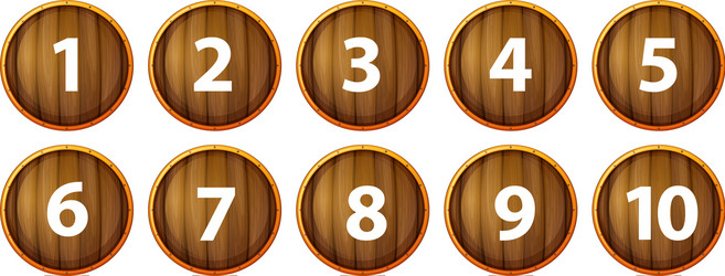 Number 10 Cartoon Vector Images (over 1,100)