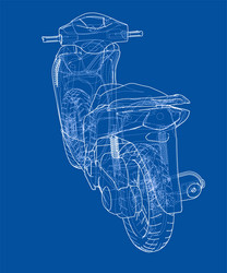 Scooter Blueprint Vector Images (over 100)