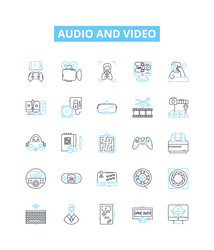 Audio Visual Icon Set Vector Images (over 390)