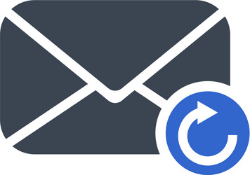 Email refresh icon Royalty Free Vector Image - VectorStock