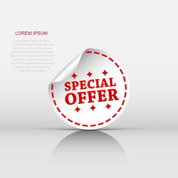Special offer stickers on white background Vector Image