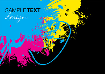 Cmyk Splash Vector Images (over 380)
