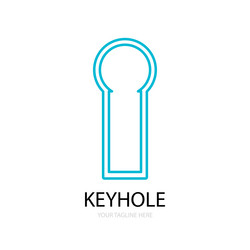 Keyhole logo Royalty Free Vector Image - VectorStock
