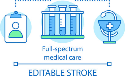 Test tube and blood from finger medical Royalty Free Vector
