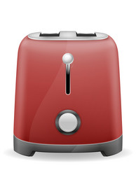 Vintage old retro toaster Royalty Free Vector Image