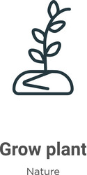 Grow Plant Outline Vector Images (over 22,000)