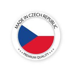 Logo for czech republic Royalty Free Vector Image