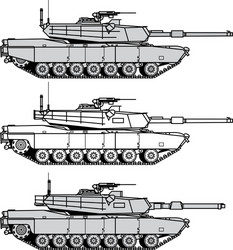 Abrams Tank Vector Images (over 130)