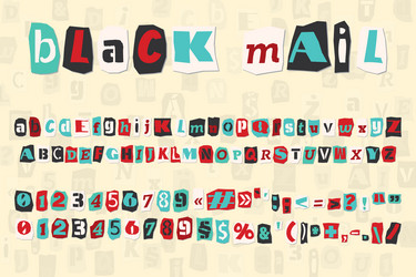 Ransom Font Vector Images (over 110)