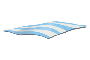 Cartoon beach litter on a white background Vector Image