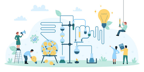 Startup business teamwork solution development Vector Image