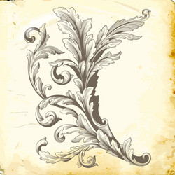 Medieval Vine Baroque Vector Images (over 2,700)