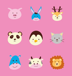 Nine Animals Vector Images (over 1,000)