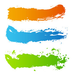 Colorful paint splash Royalty Free Vector Image