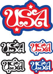 USA Alphabet Vector Images (over 2,600)