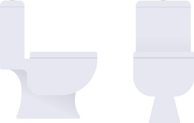 Bathroom interior toilet in flat style Royalty Free Vector