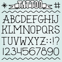 Est 1992 Tattoo Fonts