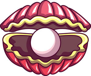 Nature shell icon cartoon style Royalty Free Vector Image