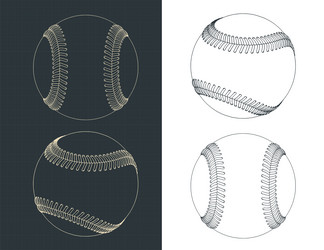Baseball ball Royalty Free Vector Image - VectorStock