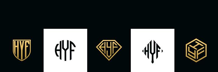 Initial letters dts logo designs bundle Royalty Free Vector