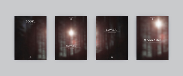 Two set cover design template with luxury Vector Image