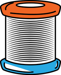Sewing thread roll icon Royalty Free Vector Image