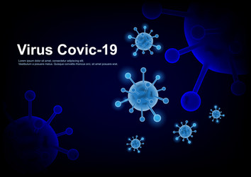 Covic-19 virus new species Royalty Free Vector Image