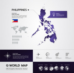 Philippines Map Vector