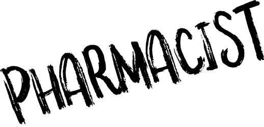 Pharmacist rubber stamp Royalty Free Vector Image