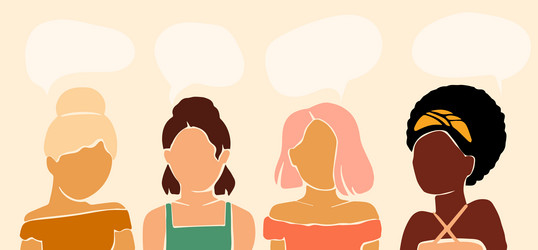 Thinking woman icon choice concept Royalty Free Vector Image