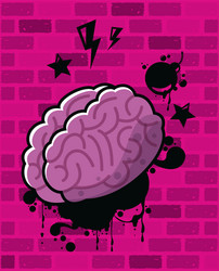 Graffiti Brain Vector Images (over 190)