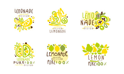 Fresh natural lemonade design with refreshing Vector Image