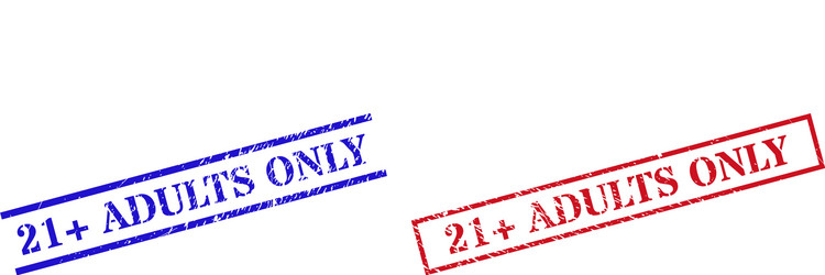 21 plus only textured rubber stamp watermarks Vector Image