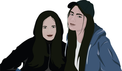 Family with Two Girls Vector Images (over 11,000)