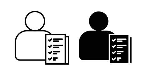 Personality characteristics icon set avatar Vector Image