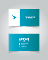 Name card design template Royalty Free Vector Image