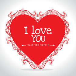 Romantic love design Royalty Free Vector Image