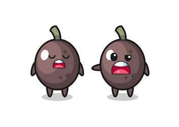 Cartoon Angry Olive Vector Images (71)