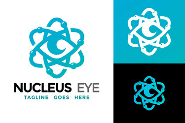 Vision eye logo design symbol icon Royalty Free Vector Image