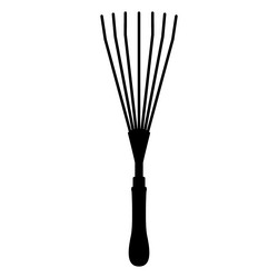 Rake Silhouette Vector Images (over 4,700)