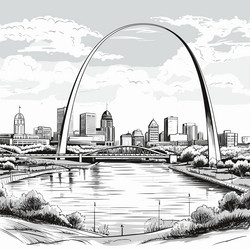 St Louis Arch Vector Images (over 100)