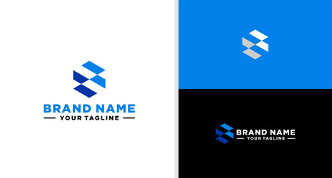 Letter e logo geometric marketing graphic chart ed